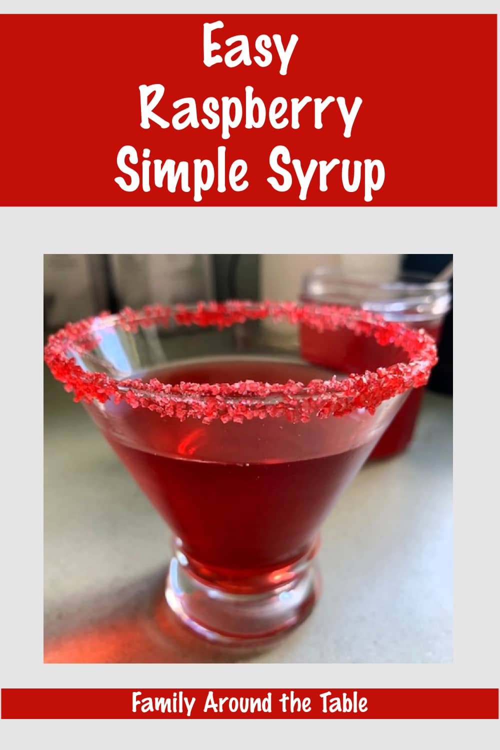 Easy Raspberry Simple Syrup Recipe for Drinks