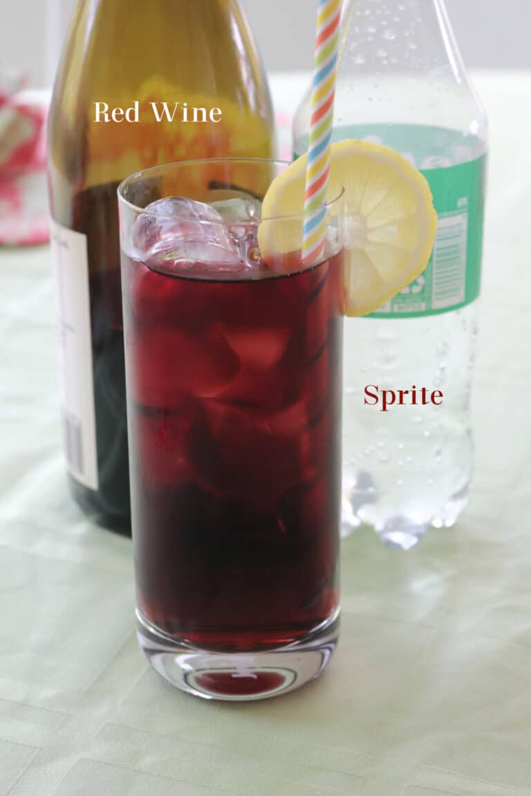Red Wine Cocktail | Easy and Refreshing Only 2 Ingredients