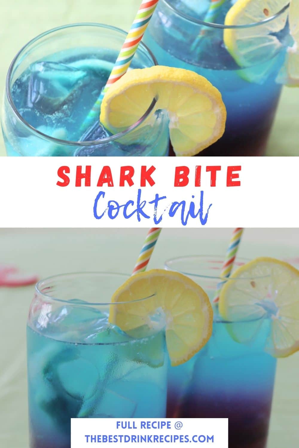Shark Bite Drink Recipe | A Fun Summer Cocktail